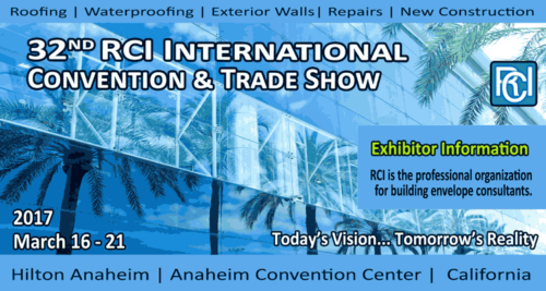 Exhibit at the 2017 RCI International Convention and Trade Show | IIBEC