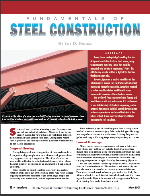 2001 05 Hogan Cover Page | IIBEC