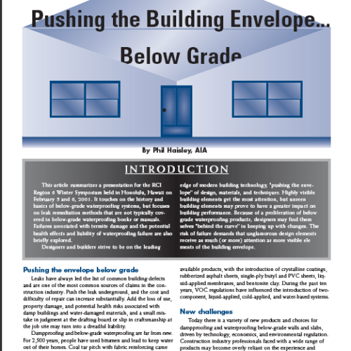 Technical Article | IIBEC