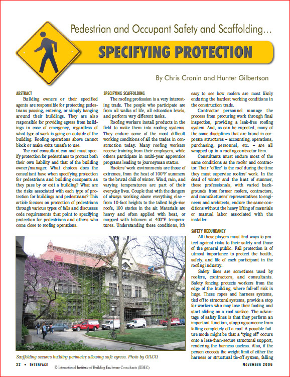 2006 11 Pedestrian | IIBEC