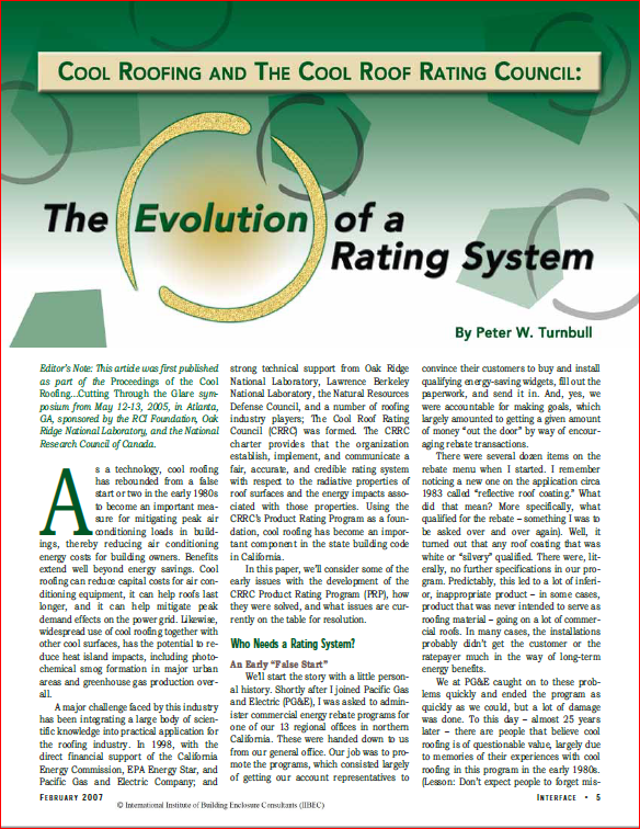 2007 02 Evolution | IIBEC