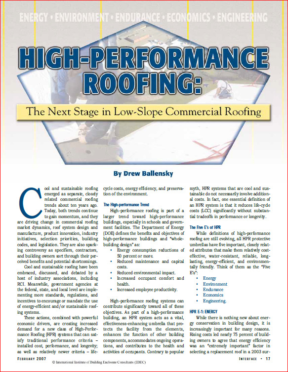 2007 02 High Performance | IIBEC