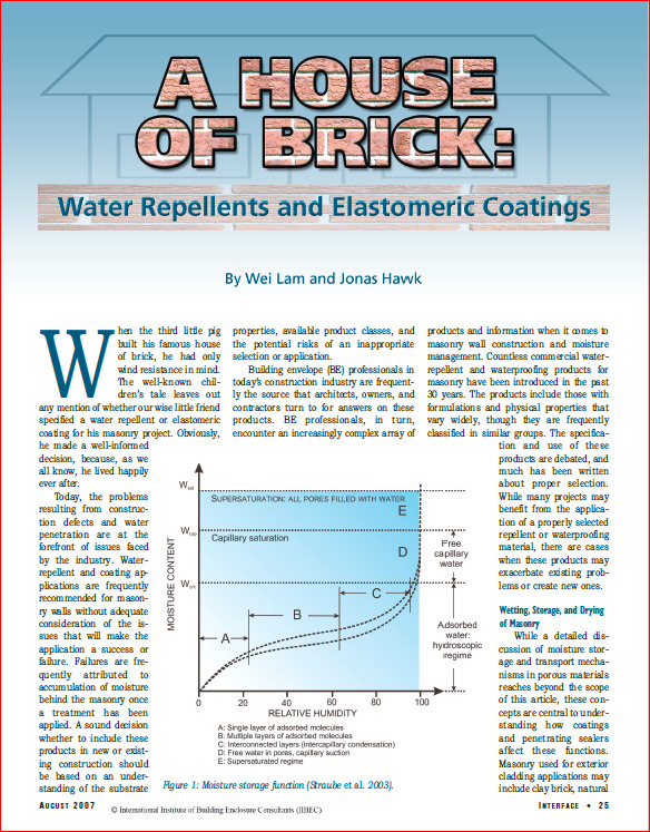 2007 09 House Of Brick | IIBEC