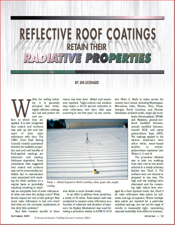 2007 09 Reflective | IIBEC