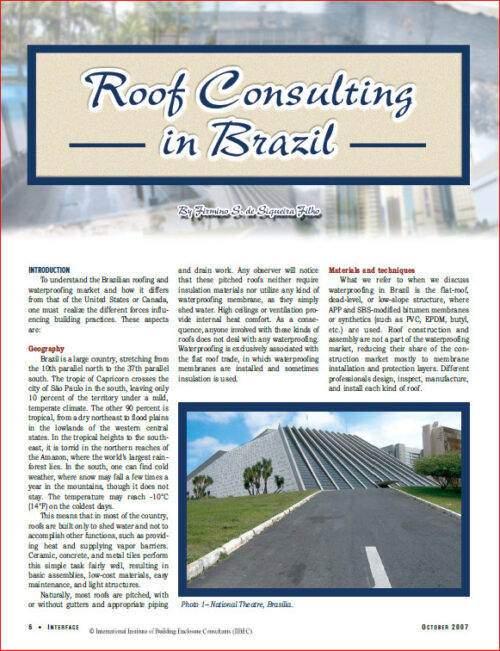 2007 10 Brazil | IIBEC