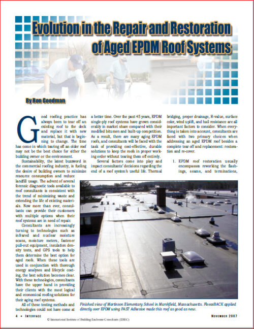 2007 11 Evolution | IIBEC