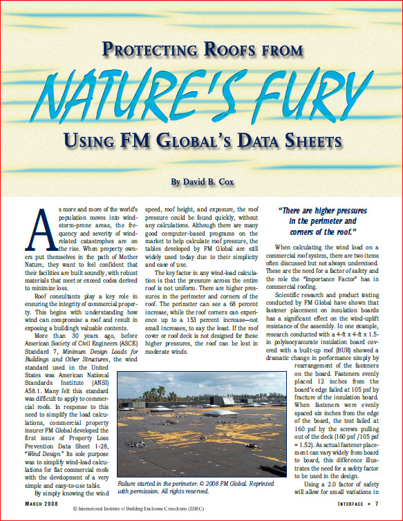 2008 03 Natures Fury | IIBEC