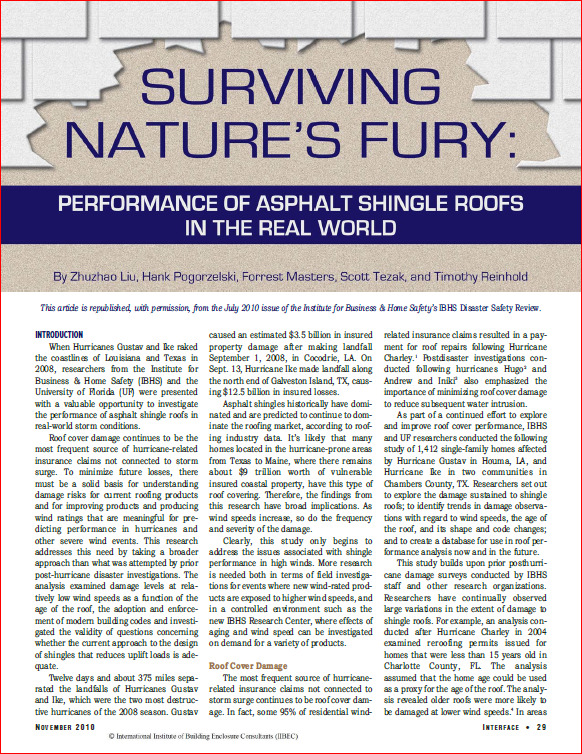 2010 11 Natures Fury | IIBEC