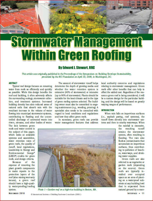 2010 11 Stormwater | IIBEC
