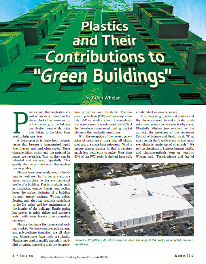 2012.01 Green Buildings | IIBEC