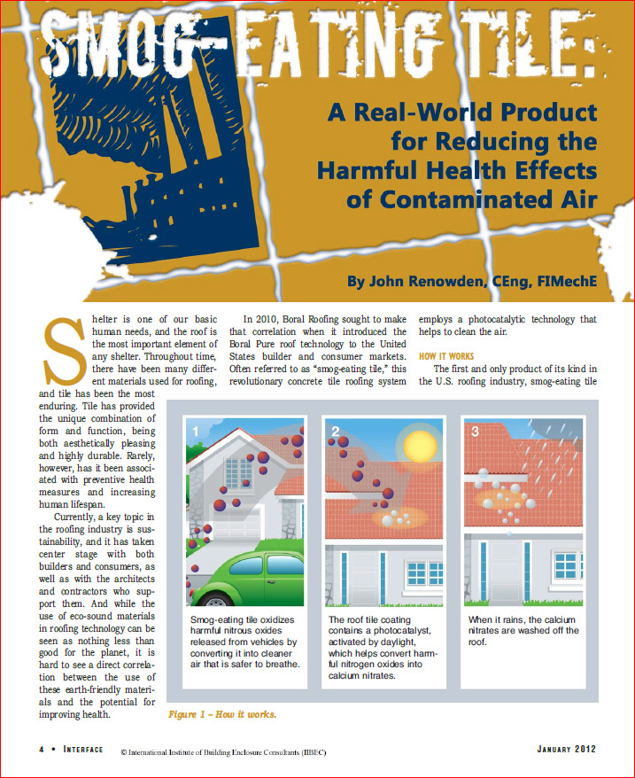 2012.01 Smog Eating Tile | IIBEC