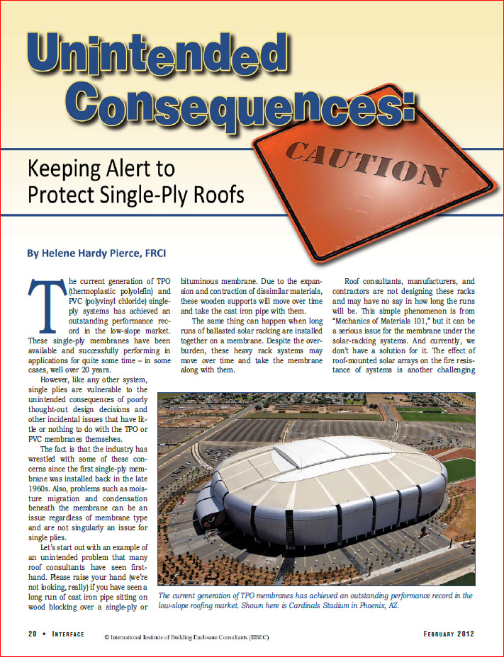 2012.02 Unitended Consequences | IIBEC