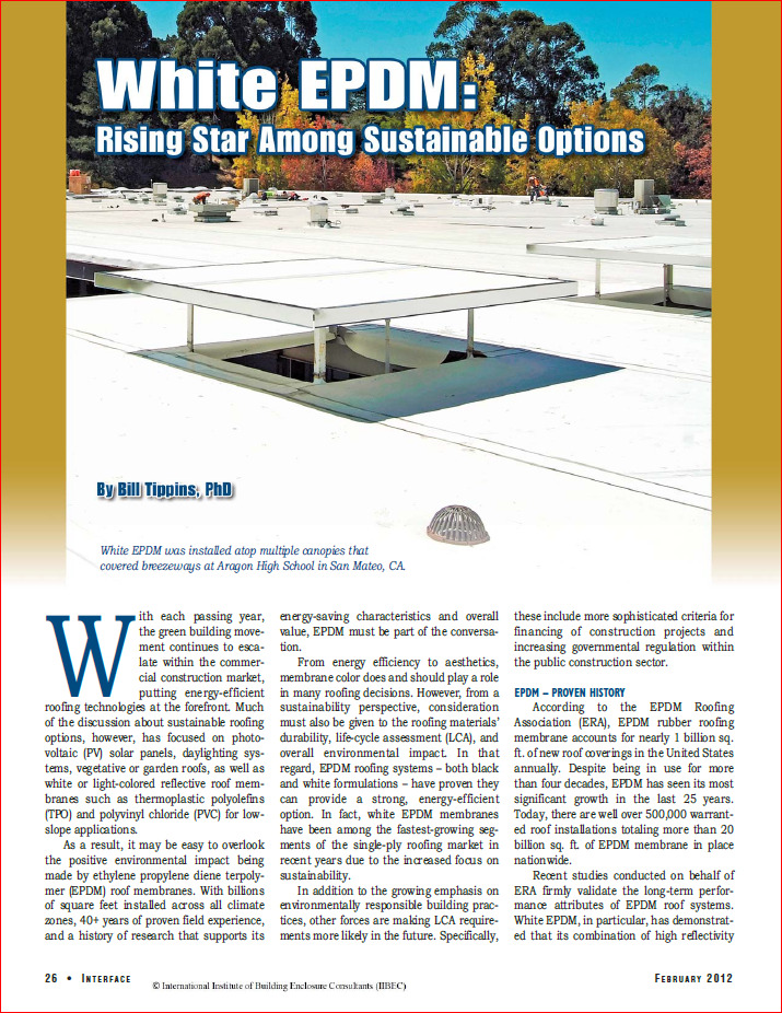 2012.02 White EPDM | IIBEC