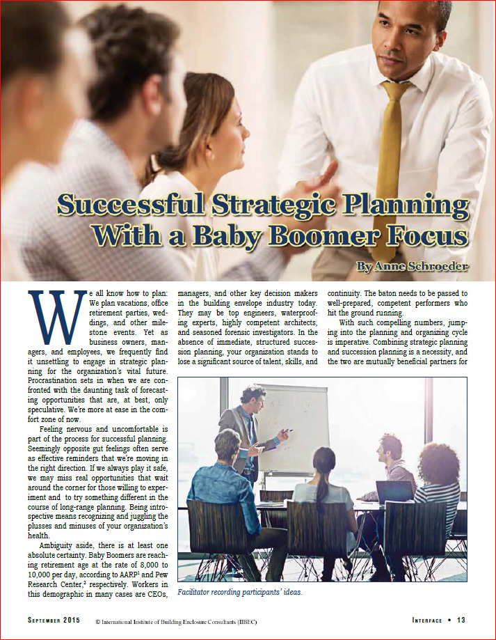 2015.09 Strategic Planning | IIBEC