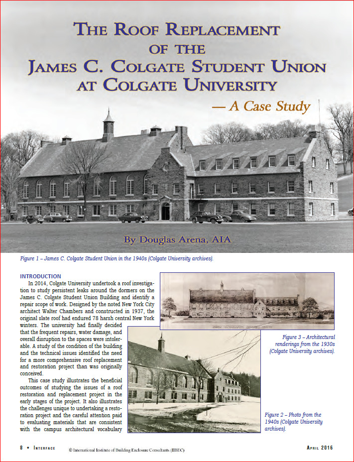 2016 04 Student Union Colgate Unv | IIBEC