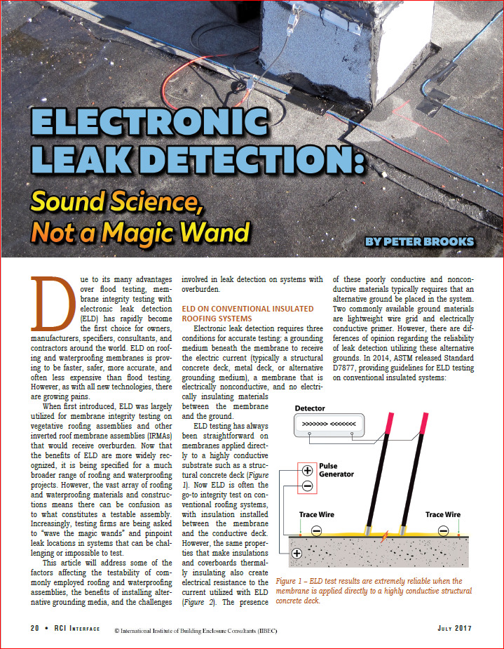 2017 07 Electronic Leak Detection | IIBEC