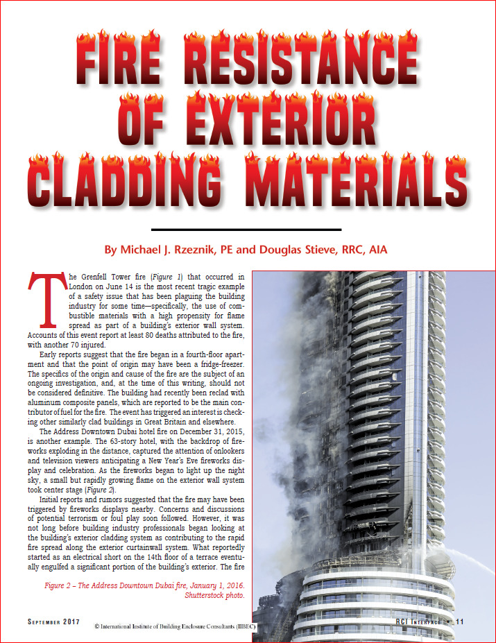 2017 09 Fire Resistance | IIBEC