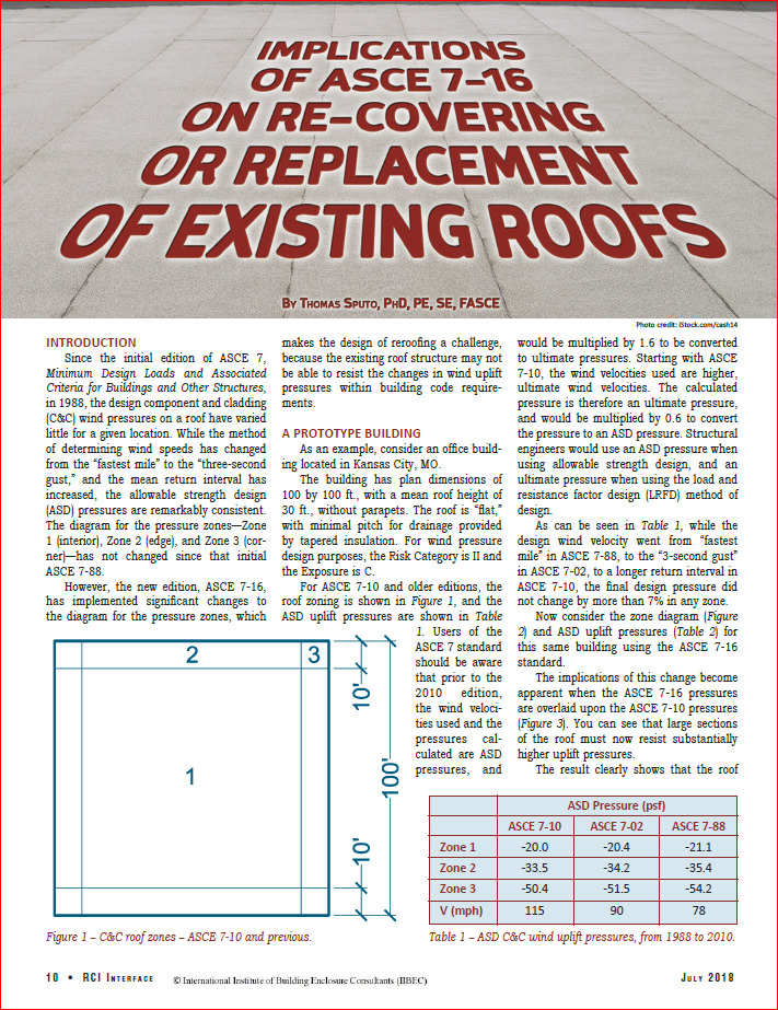 2018 07 Implications Of ASCE 7 16 | IIBEC