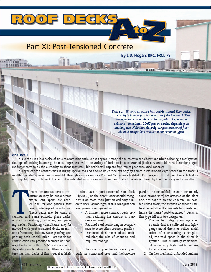 2018 07 Roof Decks A Z | IIBEC