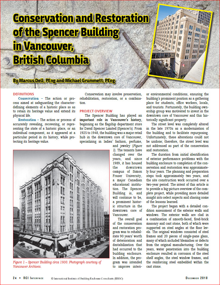 2018 12 Conservation | IIBEC