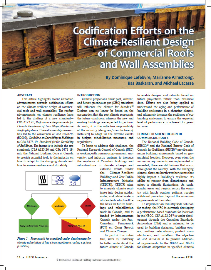 2019 09 Codification Efforts | IIBEC