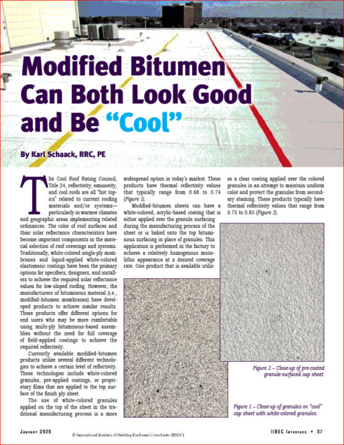 2020 01 Modified Bitumen | IIBEC