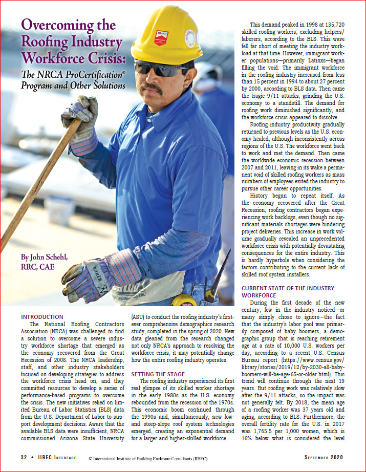 2020 09 Overcoming Workforce Crisis | IIBEC