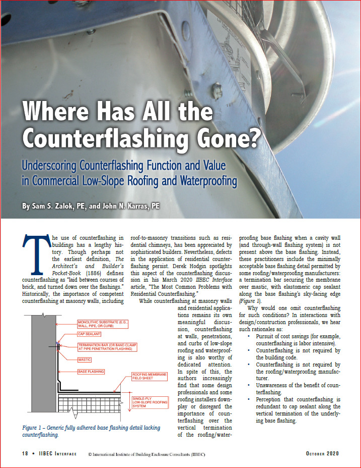 Smacna Counter Flashing Draft) TPO Roof Systems Standard RCABC