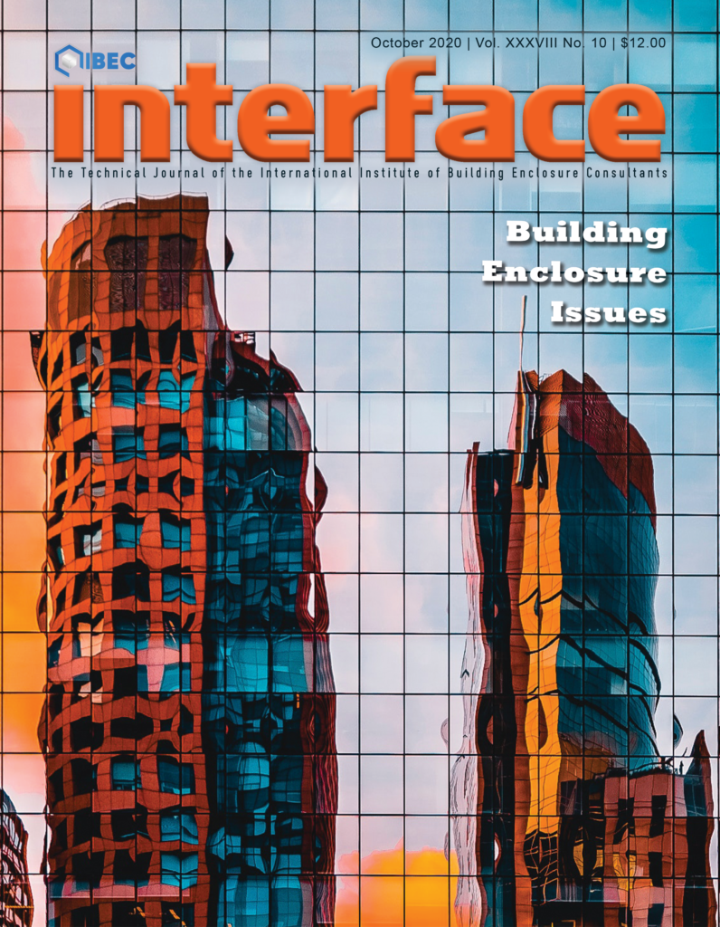 2020 10 Interface Cover October Buildingenclosureissues | IIBEC