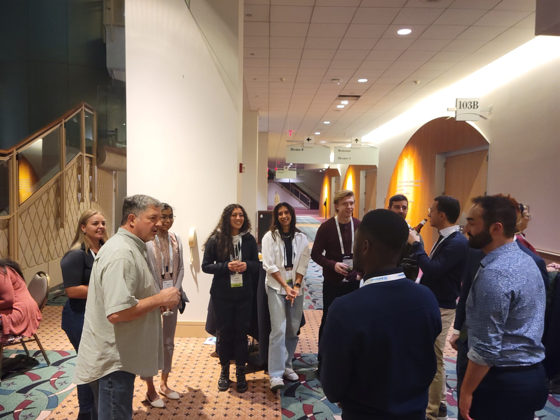 2022 BES Open Reception Bob Card W Students | IIBEC