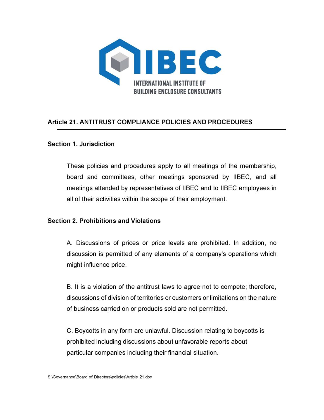 2023 IIBEC Article 21 | IIBEC