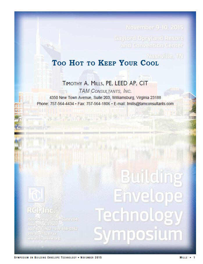 2015 (CONV) Mills | IIBEC