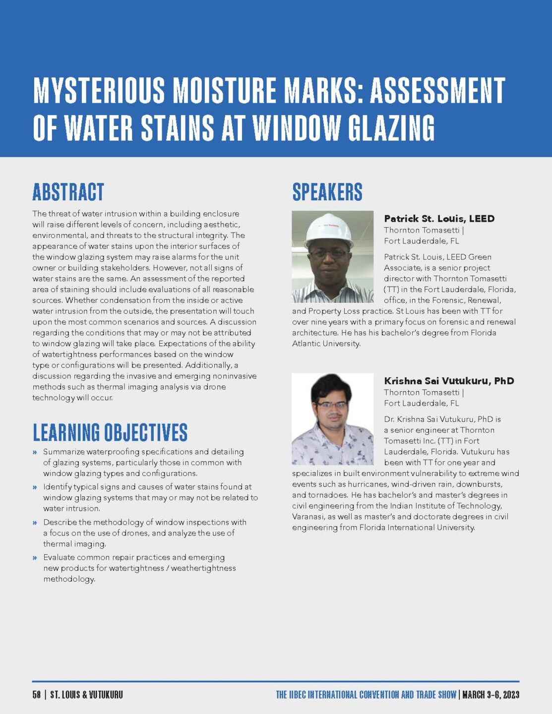 2024 08 Mysterious Moisture Marks | IIBEC