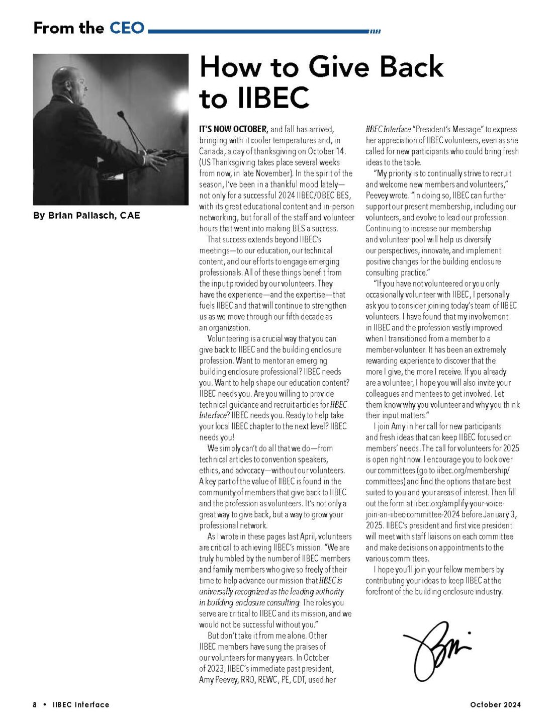 From The CEO FINAL | IIBEC