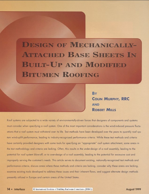 1999 08 Murphy, Mills | IIBEC