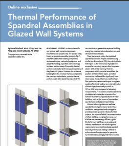 Cropped Spandrel Assemblies | IIBEC