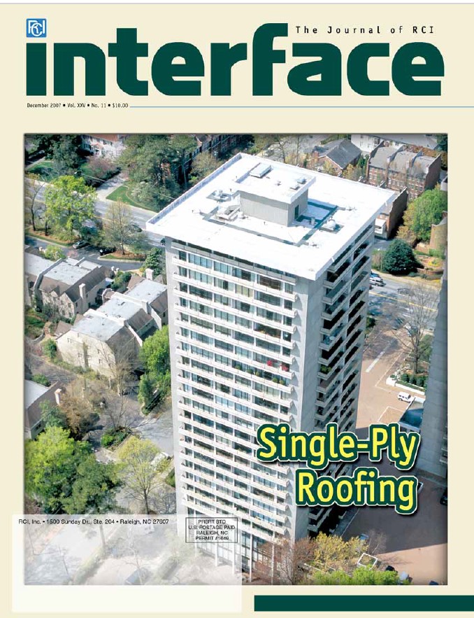 Dec 07 Single Ply Roofing | IIBEC