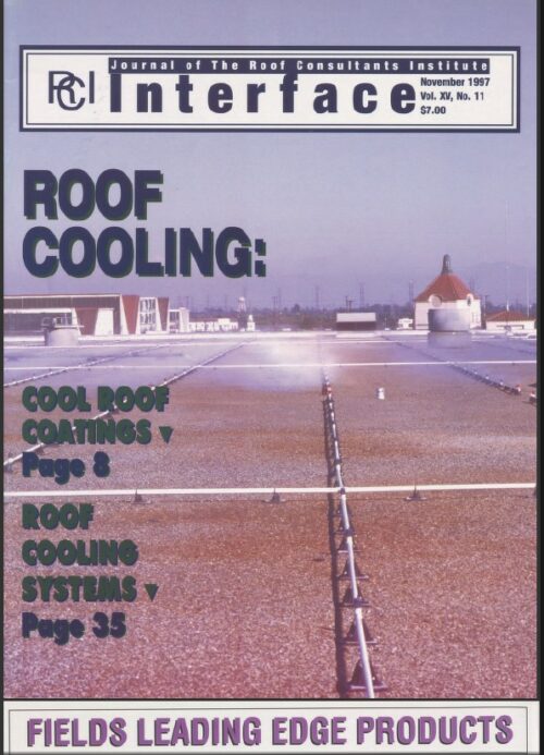 November 1997 IIBEC Interface | Theme: Roof Cooling | IIBEC