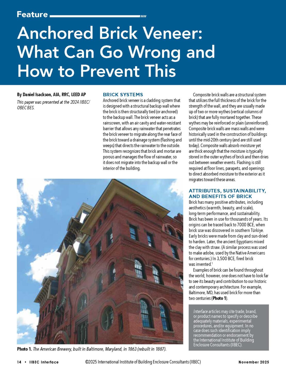 Isackson Final First Page | IIBEC