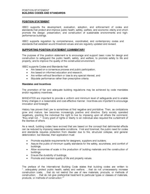 Building Codes And Standards Page 1 | IIBEC