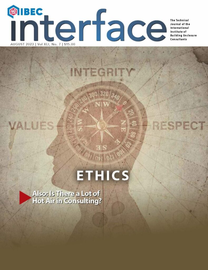 August 2023 IIBEC Interface | Theme: Ethics | IIBEC