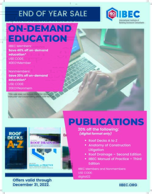 IIBEC Puts Its On-Demand Education and Select Digital Publications on Sale Through December 31 ...