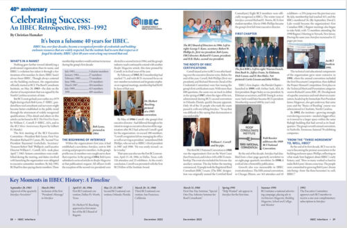 IIBEC 40th Anniversary | IIBEC