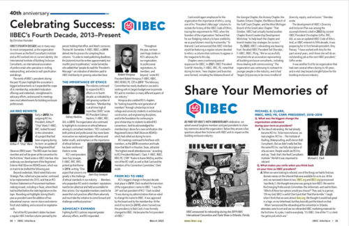 IIBEC 40th Anniversary | IIBEC