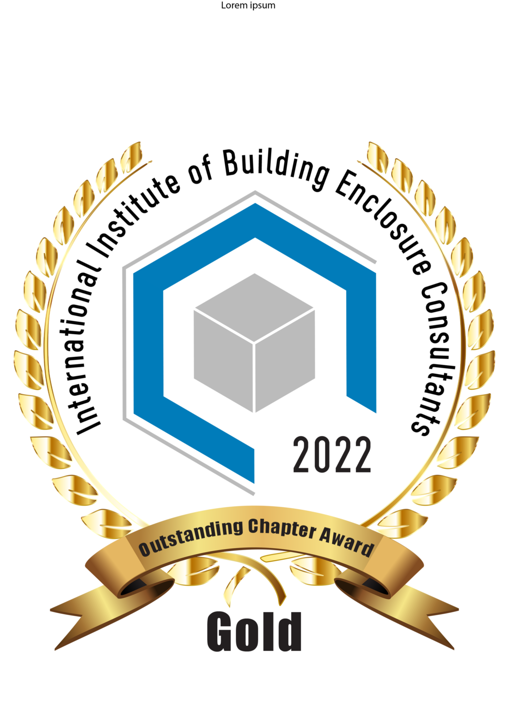 Gold Outstandingbadge Color | IIBEC