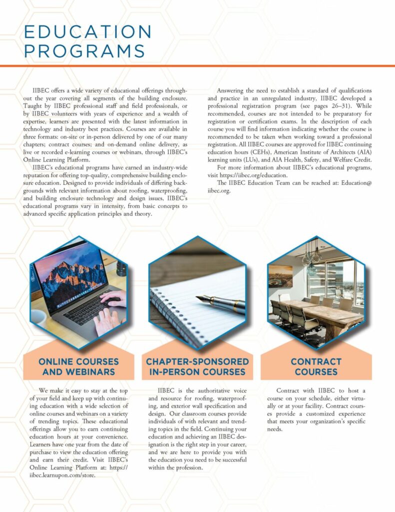 Pages From IIBEC Education Programs | IIBEC