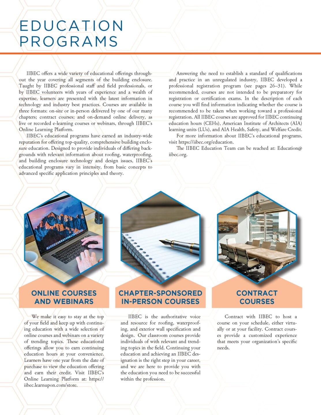 Pages From IIBEC Education Programs | IIBEC