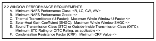 Holes in the Wall: Window Performance, Installation, and Field Quality ...