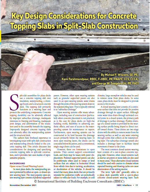 Concrete Topping Slab Roof Applications Geofoam Information