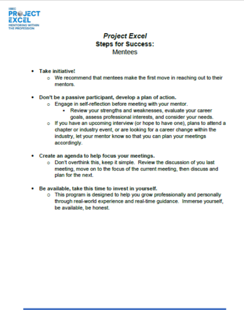 Steps-for-Mentees-1 | IIBEC
